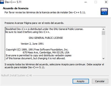 Instalación de Dev C Programación en C Solución ingenieril