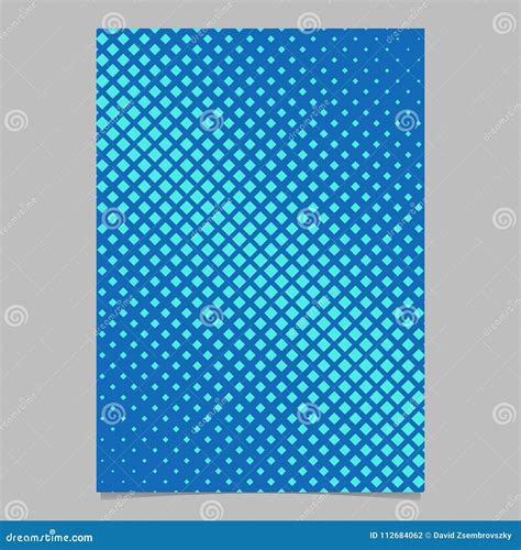 Halftone Square Pattern Background Page Design With Diagonal Squares