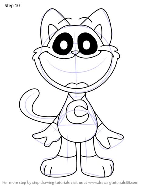 How To Draw CatNap Smile From Poppy Playtime Poppy Playtime Step By Step DrawingTutorials