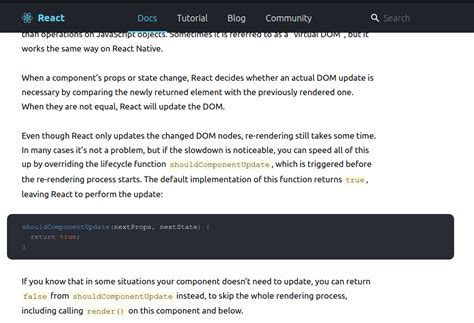 Javascript Is Returning `true` In Shouldcomponentupdate The Same As