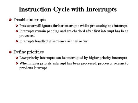 Explanation Interrupts System Interconnections Interrupts A Computer System