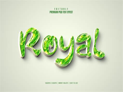 Premium Psd Royal Fully Editable Premium Text Effect