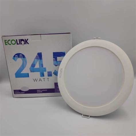 Promo Lampu Downlight Led Ecolink 24 5w 6500k Putih Diskon 23 Di