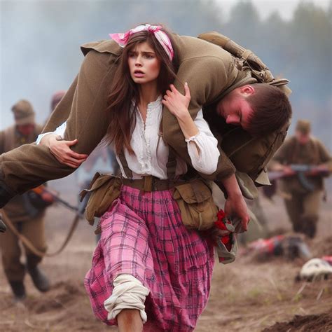 Meg Volunteer Schoolgirl Fireman Carry Rescue Man By Wanderer326 On