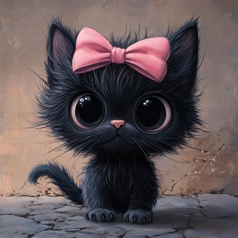 Chebe Black Kitty Image Unique Cat Art Cat Art Kitty Images Cute Cats