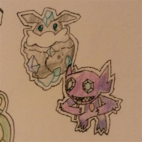 Carbink And Sableye By Yorlon On Deviantart