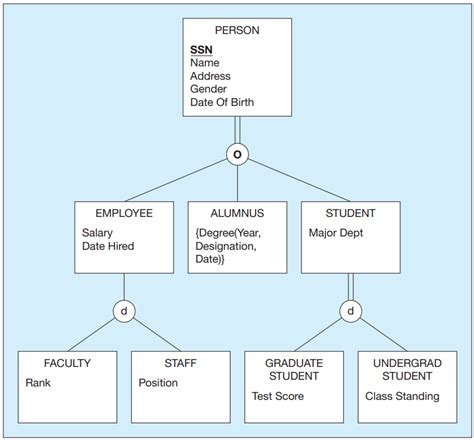 [solved] examine the hierarchy for the university eer course eagle