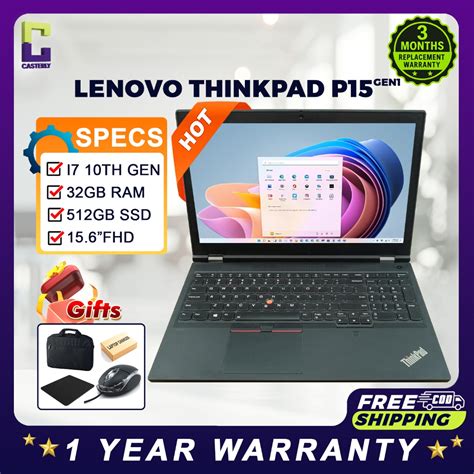 Lenovo P Gen I Th Gen Gb Ram Gb Ssd Month Warranty Shopee Philippines