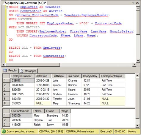 Microsoft Sql Server Lesson 28 Uniting Copying Andor Merging Records