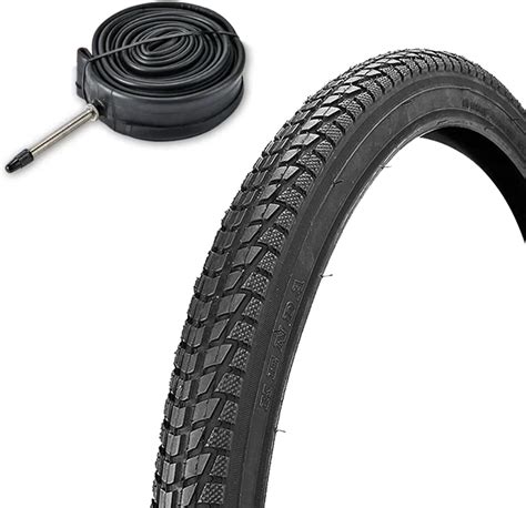 Amazon Xtahdge 自転車タイヤセット 700c26 インチマウンテンバイクまたはシティバイクロードバイク混合ゴム自転車タイヤ