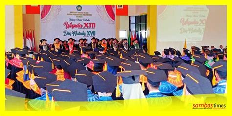 Iais Sambas Wisuda 296 Mahasiswa Sambas Times
