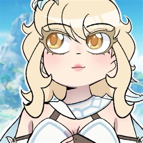 Lumine Pfp 🫶🩵💛 Icon Illustration Ramona Made