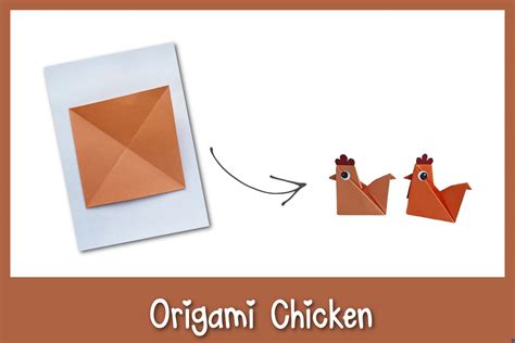 Simple Origami Chicken