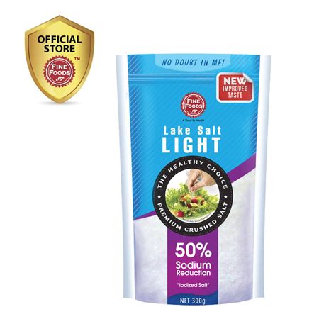 Fine Foods Lake Salt Light Pouch 300g Shopee Malaysia