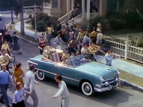 1951 Ford Custom Convertible 76b In Shes Working Her Way