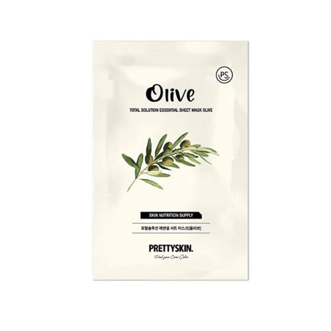 Mua Mặt Nạ Dưỡng Da Pretty Skin Olive Total Solution Essential Sheet Mask g giá trên