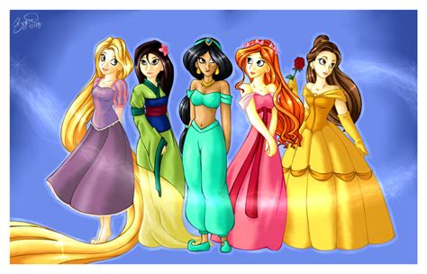 Disney Princesses By Brigette On Deviantart