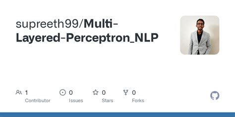 GitHub Supreeth Multi Layered Perceptron NLP