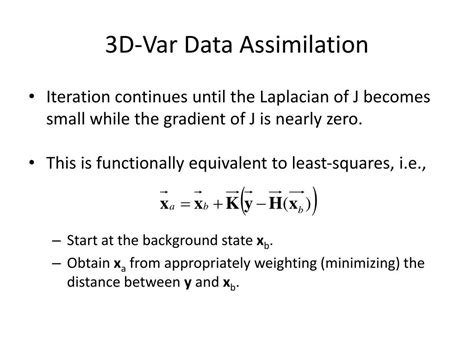 Ppt Data Assimilation Methods Powerpoint Presentation Free Download