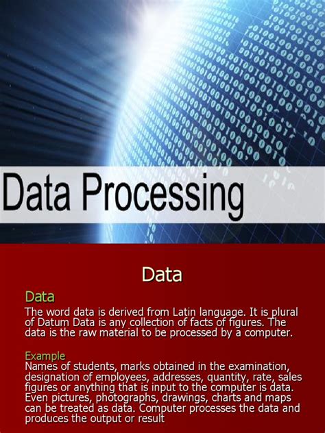 data processing pdf data input output