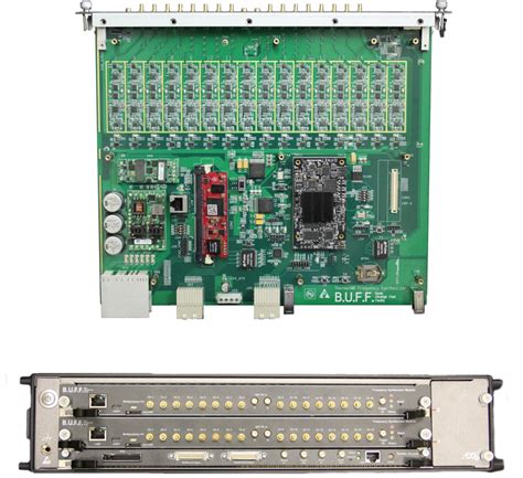 Sixteen Channel Frequency Synthesizer Module Top The Black Module Is Download Scientific