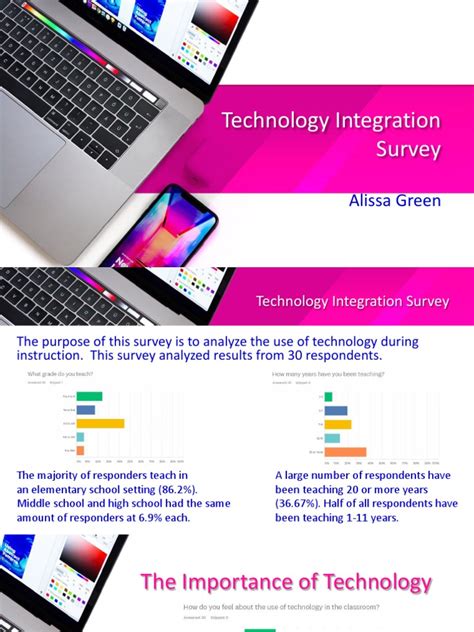 Technology Integration Survey Pdf Desktop Computer Chromebook