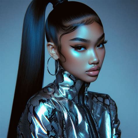 Blasian Woman Belezas Negras Roupas Sims Negras