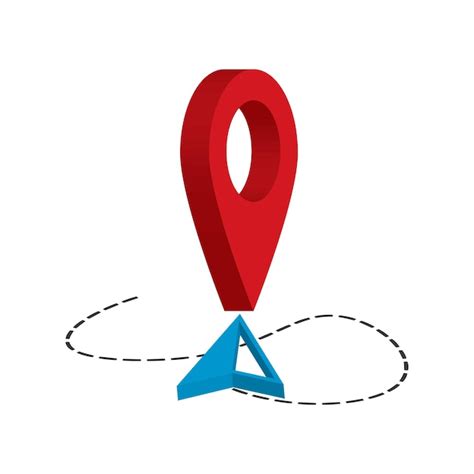 Premium Vector Navigation Gps Route Icon