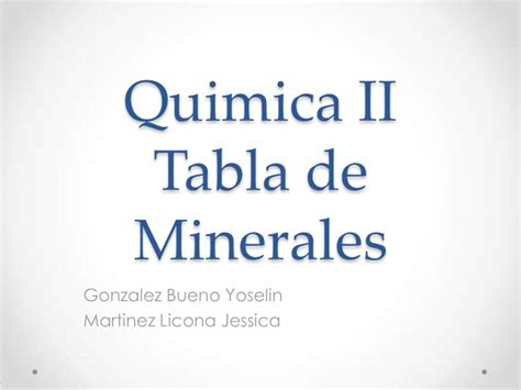 Pdf Tabla De Minerales Dokumen Tips