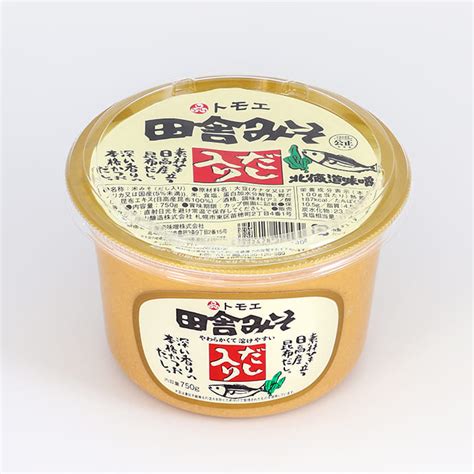 田舎みそだし入り750gカップ福山醸造