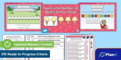 👉 Y1 Count Objects Place Value Within 10 Planit Maths Lesson 3