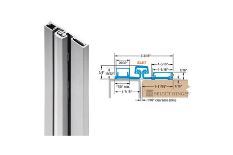 Select Hinges Geared Continuous Hinges