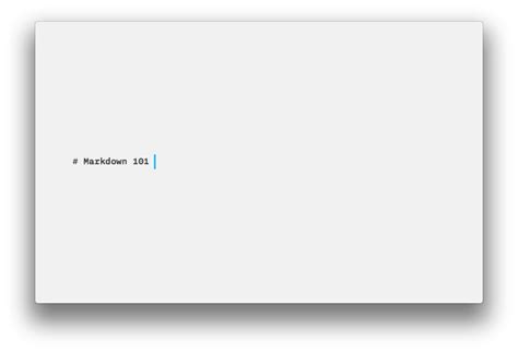 Markdown 101 Serious About Writing Try Markdown Churchmag