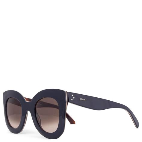 Celine Navy Blue Marta Sunglasses Cl 41093s At 1stdibs Cl 41093s