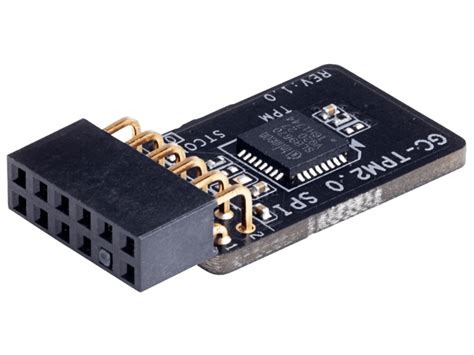 Gigabyte Tpm 2 0 Module For Gigabyte Motherboards Intel 400 Series And Amd 500 Series Add On