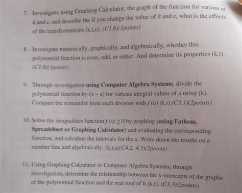 Investigate Using Graphing Calculator The Graph Chegg