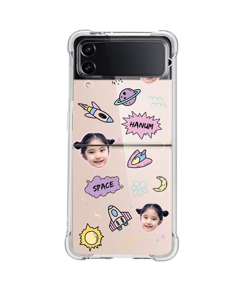 Android Flip Fold Rearguard Hybrid Face Grid Space Caseuphoria