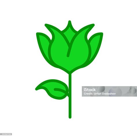 鬱金香圖示向量符號和符號在白色背景下分離 鬱金香徽標概念向量圖形及更多可愛圖片 可愛 商標 圖示 Istock