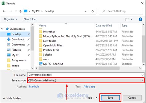 How To Convert Excel To A Text File With Pipe Delimiter 2 Ways