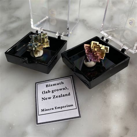 Miniature Minerals Lab Grown Bismuth Specimen Minera Emporium