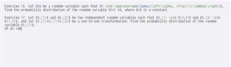 Solved Exercise Let X Be A Random Variable Such That Chegg