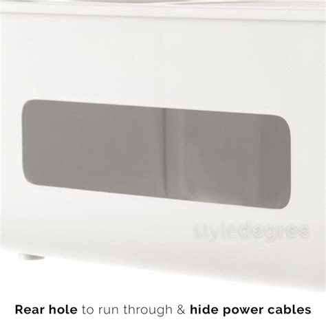 Multi Tier Wifi Router And Modem Organizer Desk Storage Style Degree