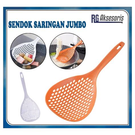 Jual SENDOK SARINGAN JUMBO SERBAGUNA SENDOK SPAGETTI MIE SENDOK