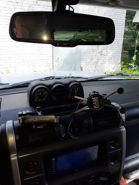 Доделка держателя телефона — крепление на шарик. — Toyota FJ Cruiser, 4 ...