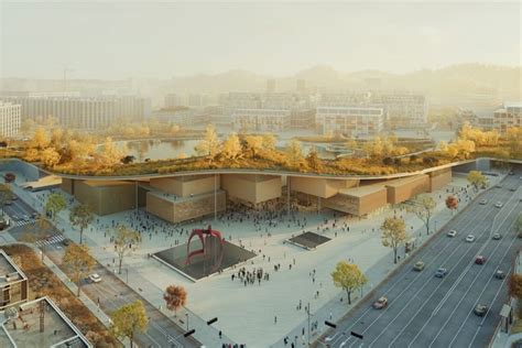 Incheon Geomdan Museum·library Cultural Complex 박물관 건축물 삼각 건물 미래지향적 건축물