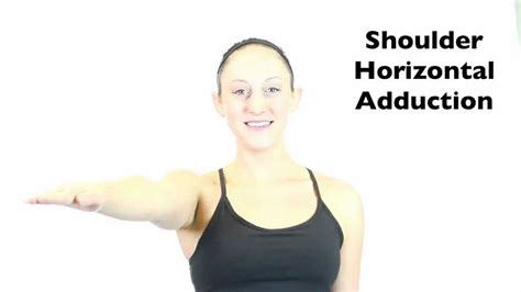 Shoulder Horizontal Adduction Interactive Biology With Leslie Samuel