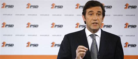 Pedro Passos Coelho Candidato A Líder Do Psd Postal Do Algarve