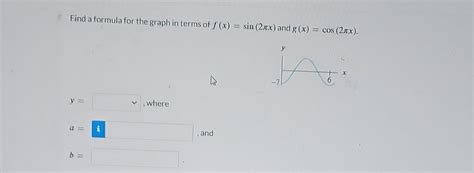 Solved Find A Formula For The Graph In Terms Of Chegg Com