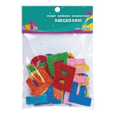 Figuras Foamy Dix Abecedario Cadhdiam Dix 38 Pz
