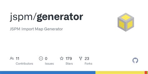 Github Jspm Generator Jspm Import Map Generator